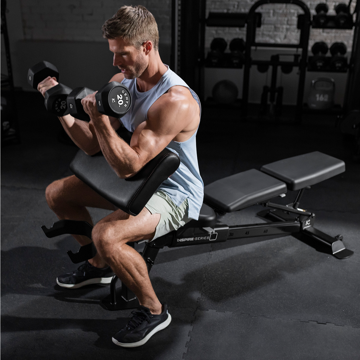Inspire FID7-PRO Adjustable Bench | Pro Weight Bench – Inspire Fitness